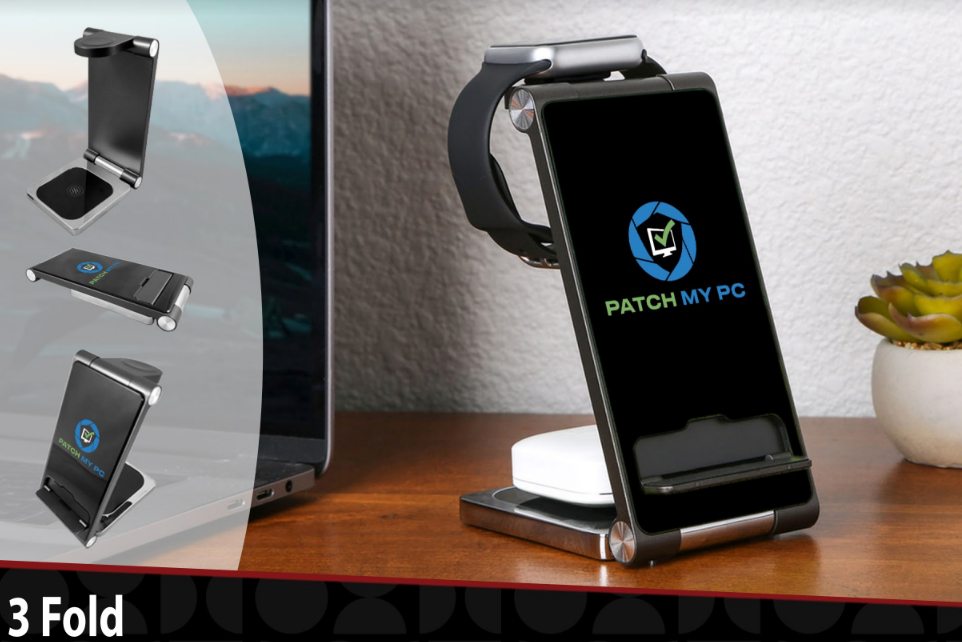 3 Fold Charger – Patch My PC Swag Store